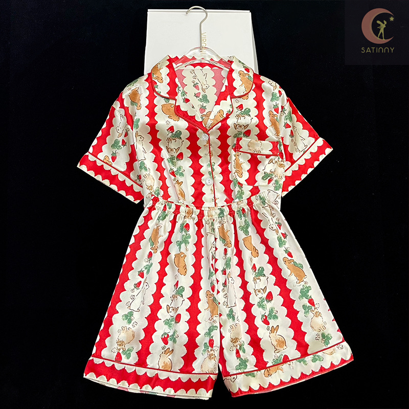 JJ07ชุดนอนSatinny สินค้าพร้อมแพ็คเกตแบบกล่อง ชุดนอนรับซัมเมอร์ ส์ไตล์หวาน ชอบชุดบ้านของสาวๆ ...