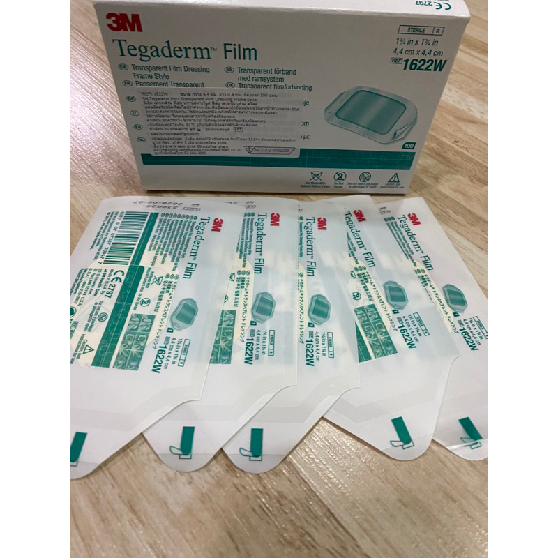 แท้ 💯 3M Tegaderm 1622W 1624W 1626W แบ่งขาย 5,10 ชิ้นแผ่นฟิล์มใสปิดแผล ...