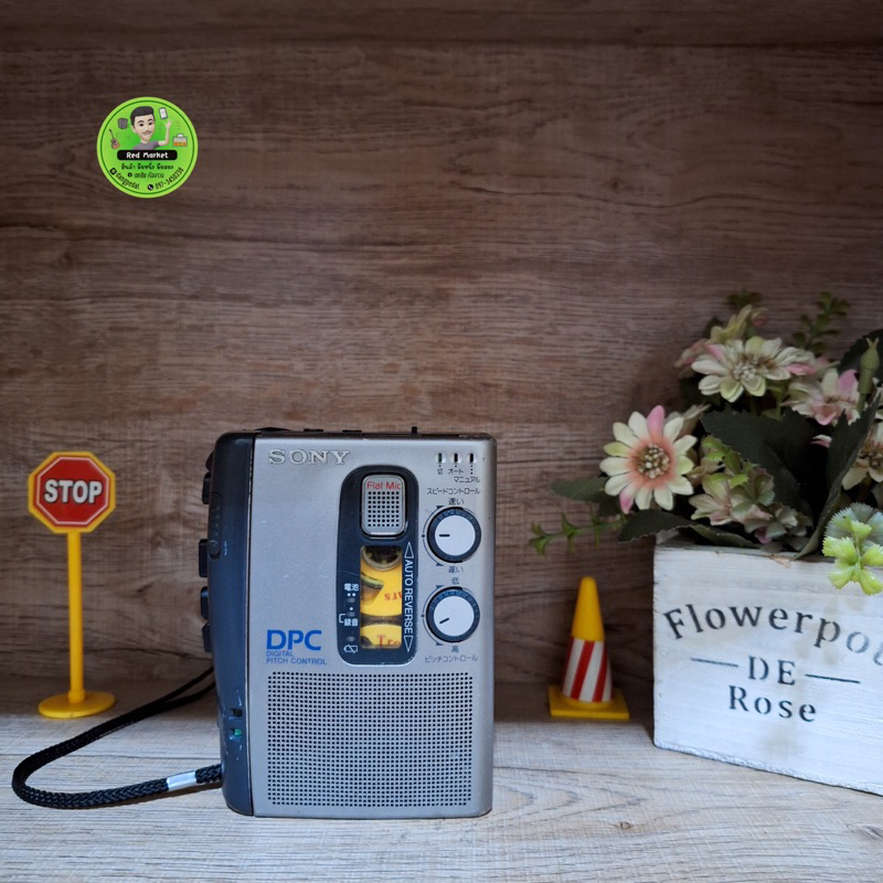 (แข็งแรง เสียงดี มีระบบ DPC) เครื่องเล่นเทป SONY TCM-AP10 เล่นเปิดฝาได้ ...