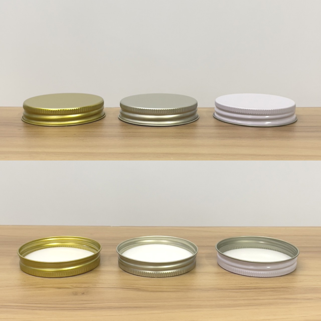 (แพ็ค10ใบ) กระปุกแก้วขนาด 240ml. พร้อมฝา 8oz.(ฝา6แบบ) [รหัสขวด:TG71 ...