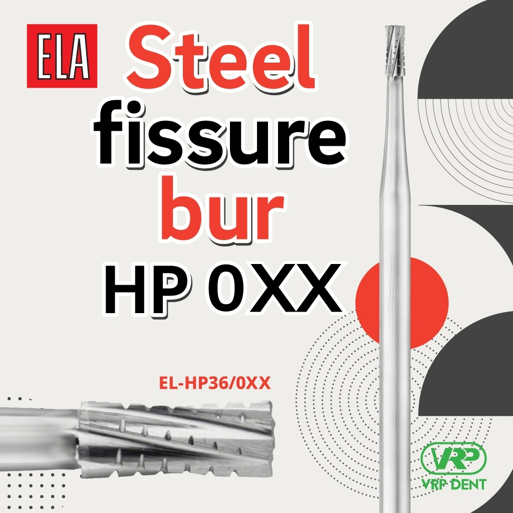 Steel Fissure Bur HP 10pcs EL-HP36/0XX | Shopee Thailand