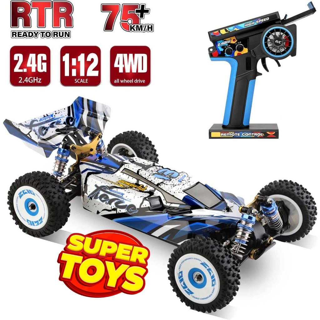 รถบังคับ WLtoys 124017 4WD Electric RC Buggy ความเร็ว 75+ กม/ชม Speed ...