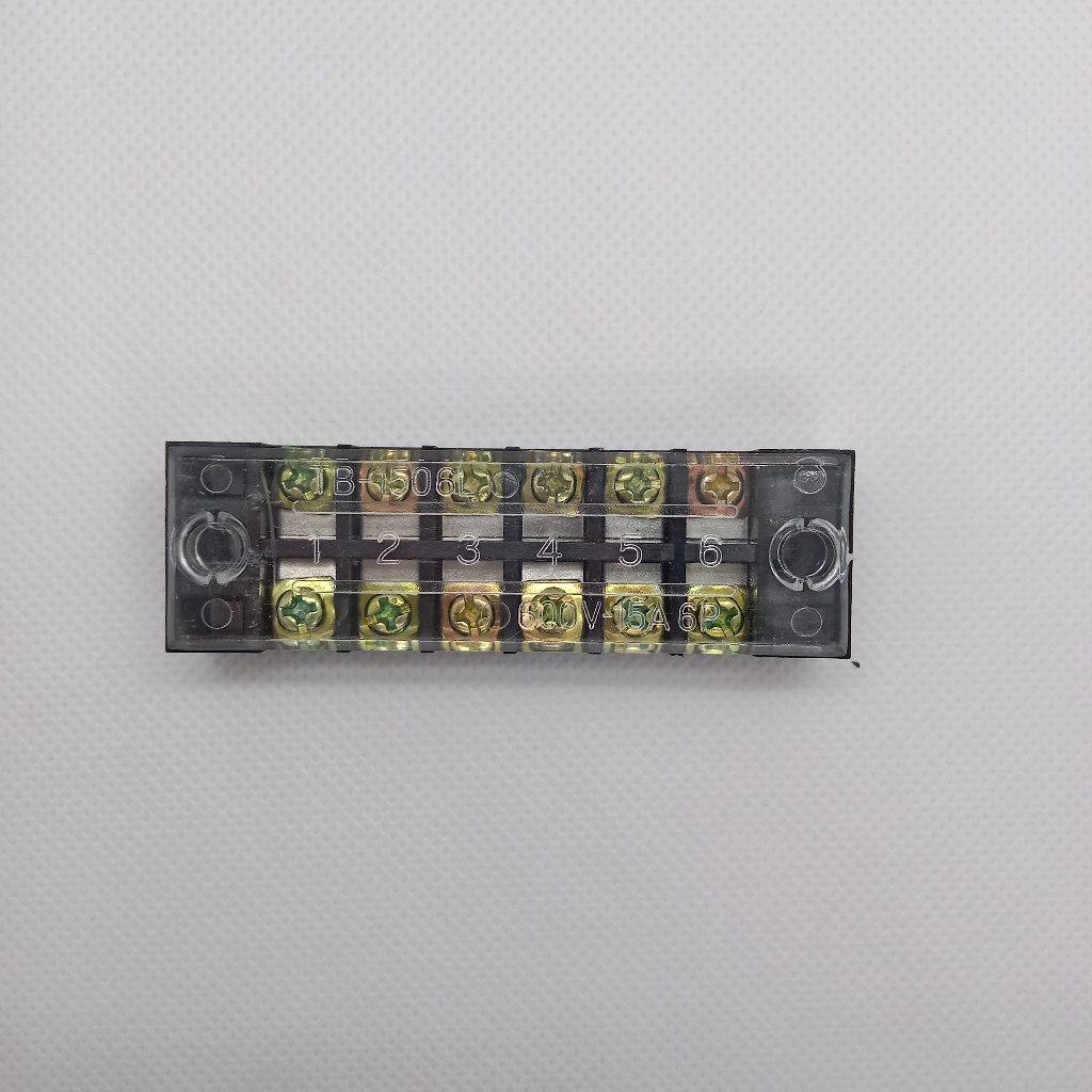 เทอร์มินอลบล็อค ขนาด 15A, มี 3P,4P,6P,12P แพ็ค 5 ชิ้น สินค้าพร้อมส่ง | Shopee Thailand