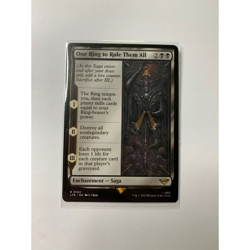 The Lord of the Rings : One Ring to Rule Them All , Commander EDH MTG ...
