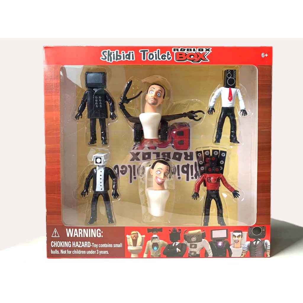 SkiBiDi ToiLeT ROBLOX BOX ชุดโมเดลตุ๊กตาฟิกเกอร์สกิบิดิ ทอยเลท PVC set ...