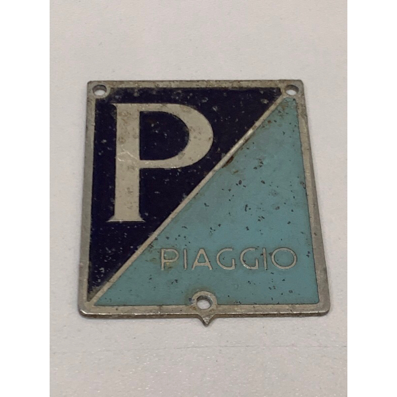 Piaggio Badge Vespa ตัว P อลูมิเนียม Original | Shopee Thailand