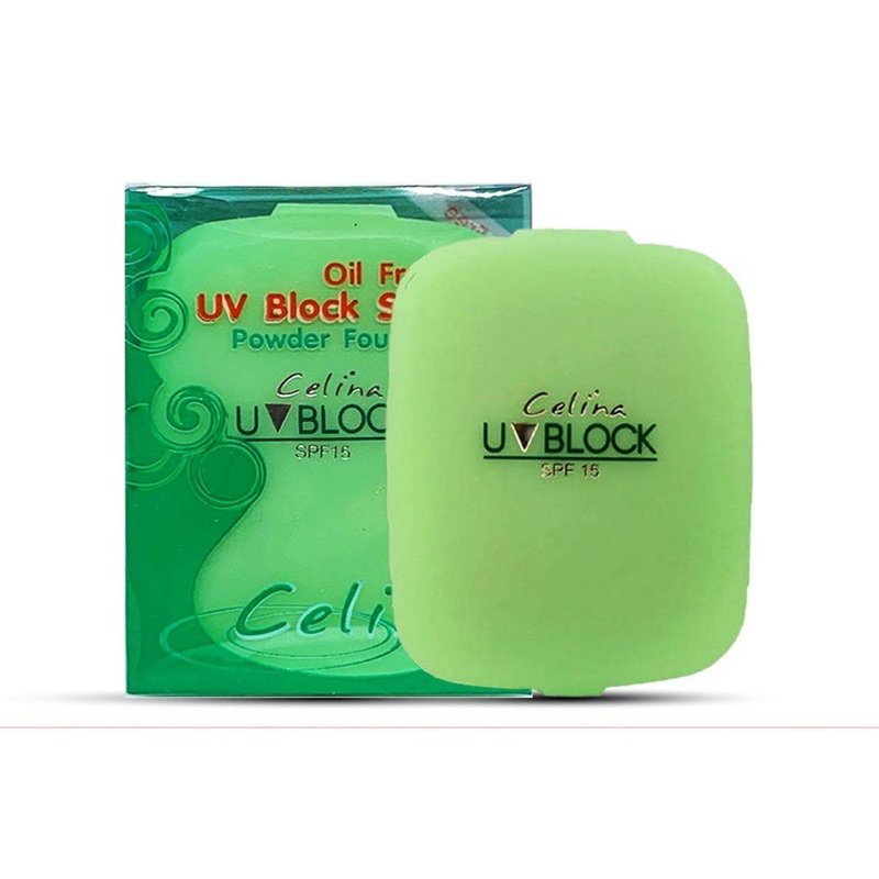 Celina UV Block SPF15 แป้ง เซลีน่า เซลิน่า ยูวีบล็อก แป้งพริตตี้ 14กรัม ...