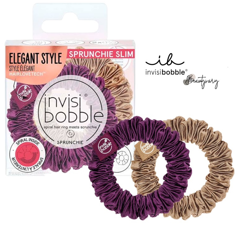 พร้อมส่ง🎉INVISIBOBBLE ยางรัดผม รุ่น Sprunchie SLIM สี The Snuggle is ...