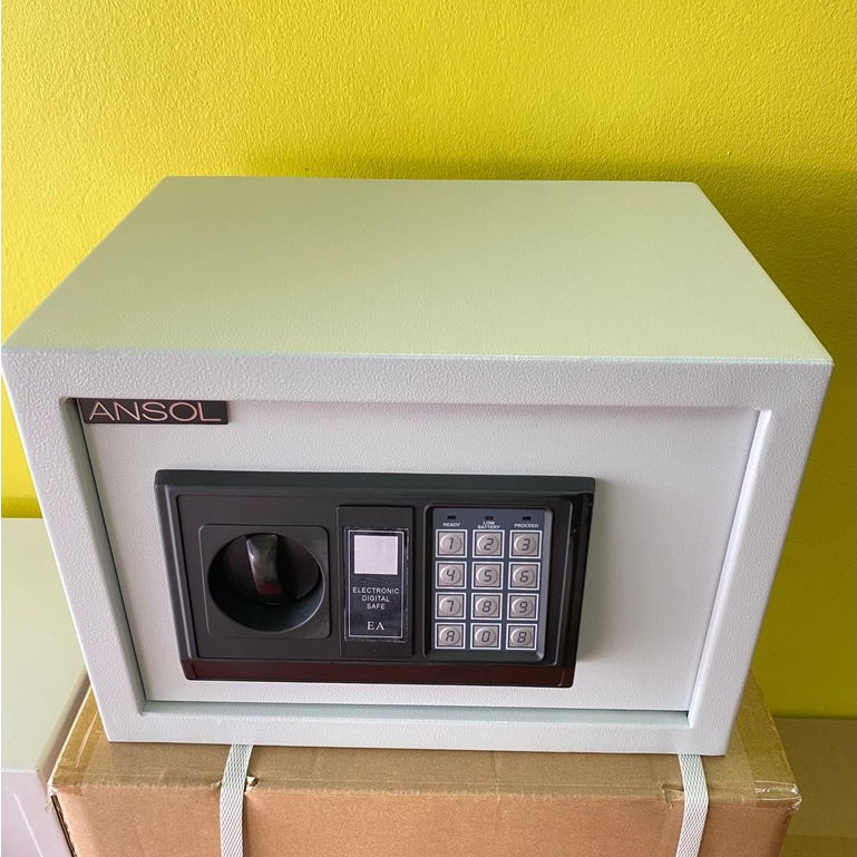 ตู้เซฟนิรภัย ตู้เซฟANSOL (ขนาด35*25*25) ระบบอิเล็กทรอนิกส์ | Shopee ...
