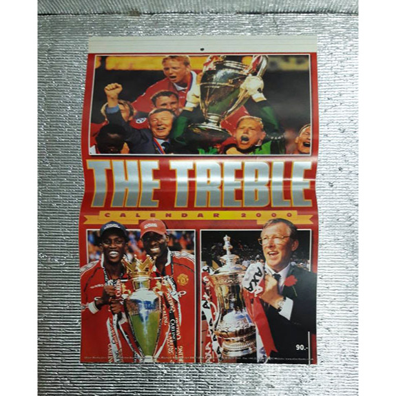 ปฎิทินมือสอง Man Utd Tripple Champ (สภาพ 99 %) | Shopee Thailand