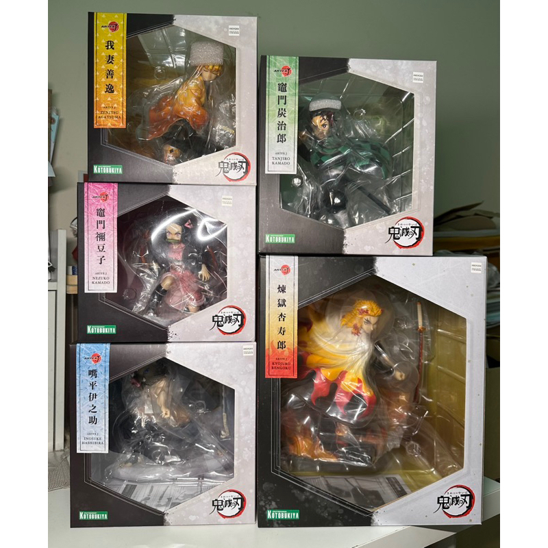 ARTFX J KOTOBUKIYA RENGOKU TANJIRO NEZUKO ZENITSU INOSUKE KIMETSU NO ...