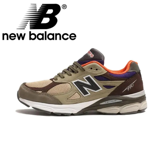 New Balance NB 990 v3 สีเขียวน้ำตาล color (พร้อมส่ง ของแท้ 100%) รูปแบบ ...