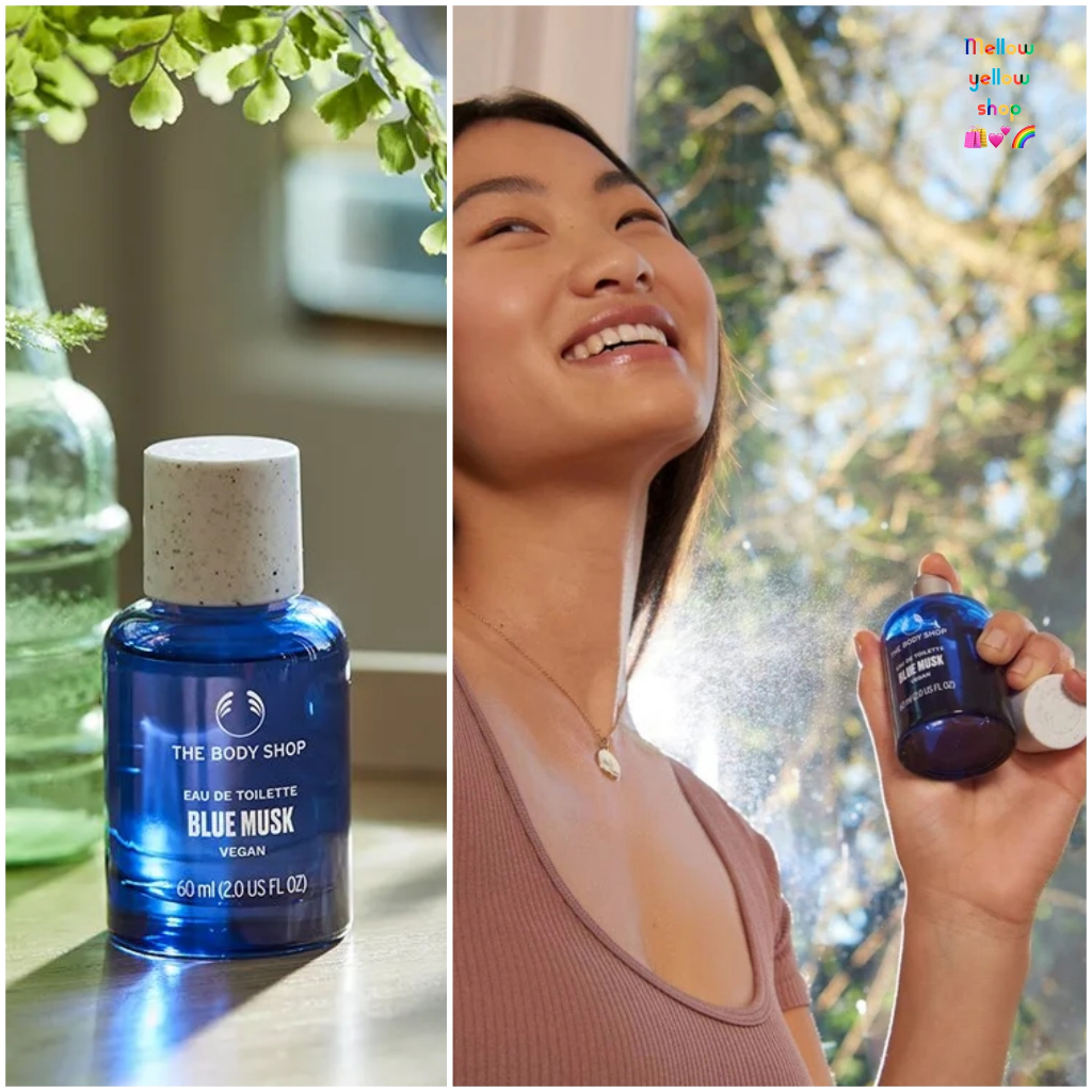 (เจลอาบน้ำ/น้ำหอม) THE BODY SHOP Blue Musk Hair and Body Wash 250ML ...