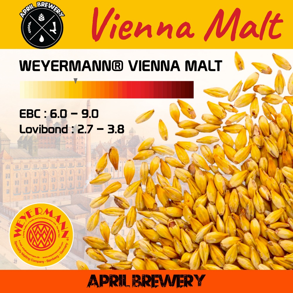 มอลต์ ทำเบียร์ Vienna Malt Weyermann Malt Homebrew จาก Germany ขนาด 1 ...
