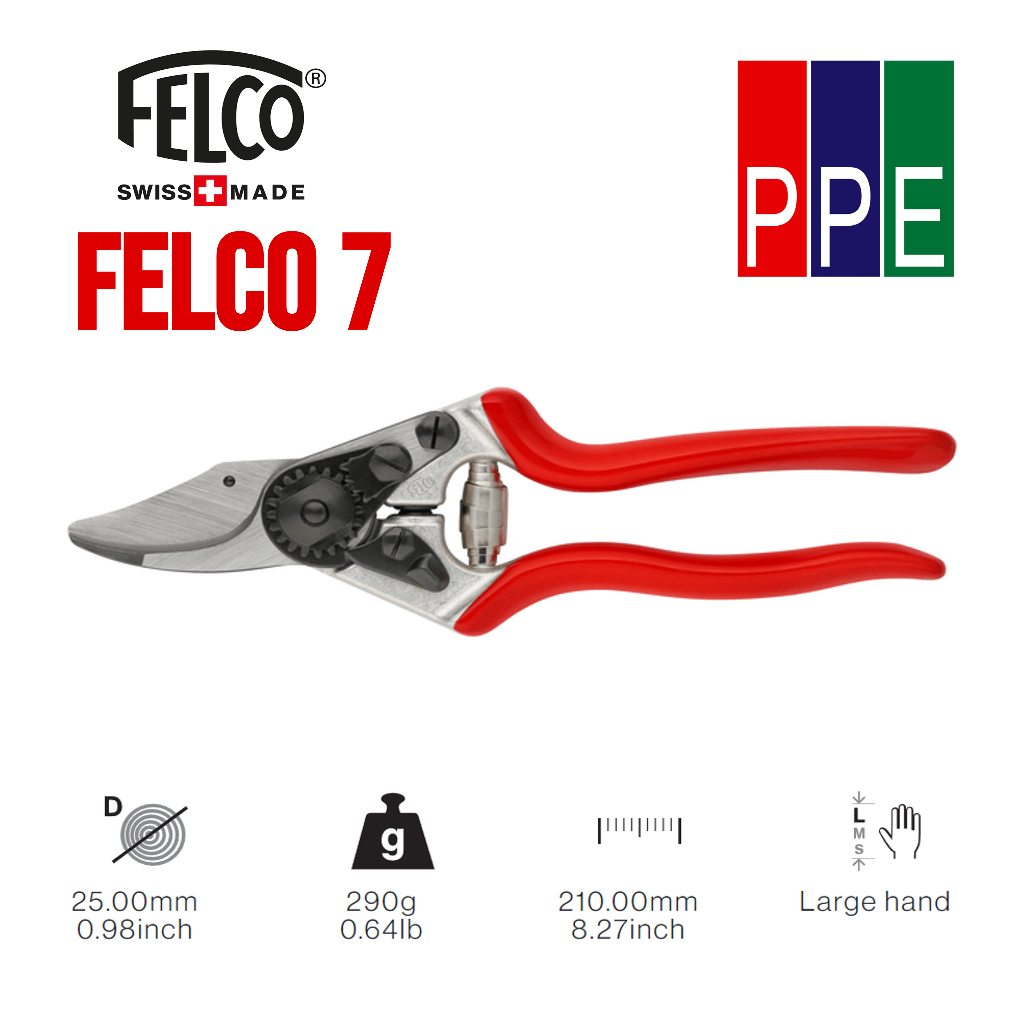 FELCO 7 [FELCO] กรรไกรตัดแต่งกิ่ง กรรไกรงานสวน High performance ...