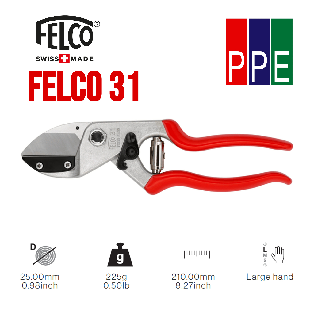FELCO 31 [FELCO] กรรไกรตัดแต่งกิ่ง กรรไกรงานสวน Good performance ...