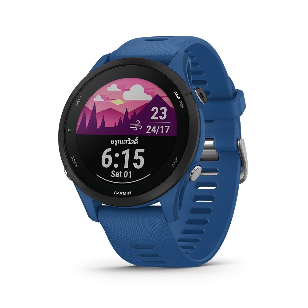 สมาร์ทวอทช์ Garmin Forerunner 255 Tidal Blue (RB) | Shopee Thailand