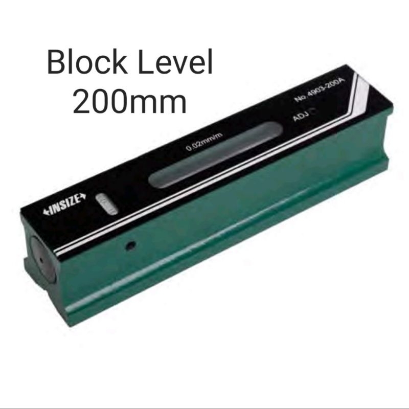 ระดับน้ำตั้งเครื่อง แบบแบน 200มม Block Level 200mm INSIZE 4903-200A อินไซส์ | Shopee Thailand