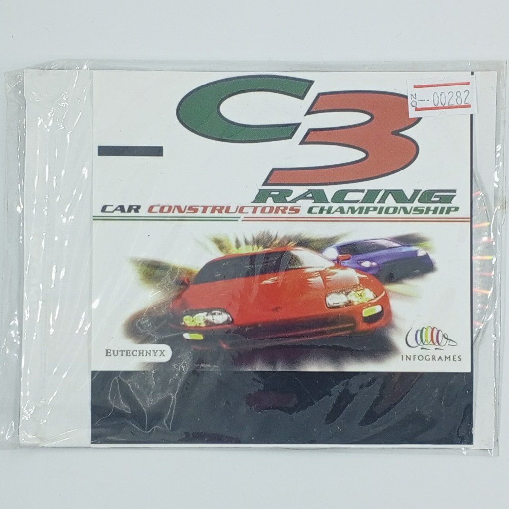 [00282] C3 RACING (EU) แผ่นเกมก็อปปี้ PS1 แผ่นเกมปั๊มโรงงาน มือสองสภาพ ...