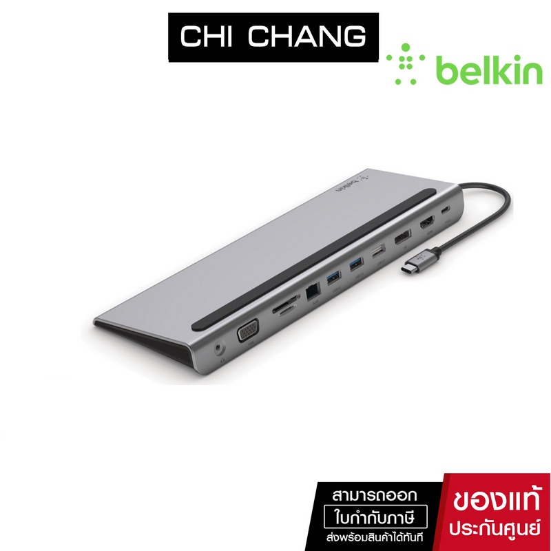 Belkin USB C Hub, 11-in-1 MultiPort Adapter Dock INC004BTSGY | Shopee ...