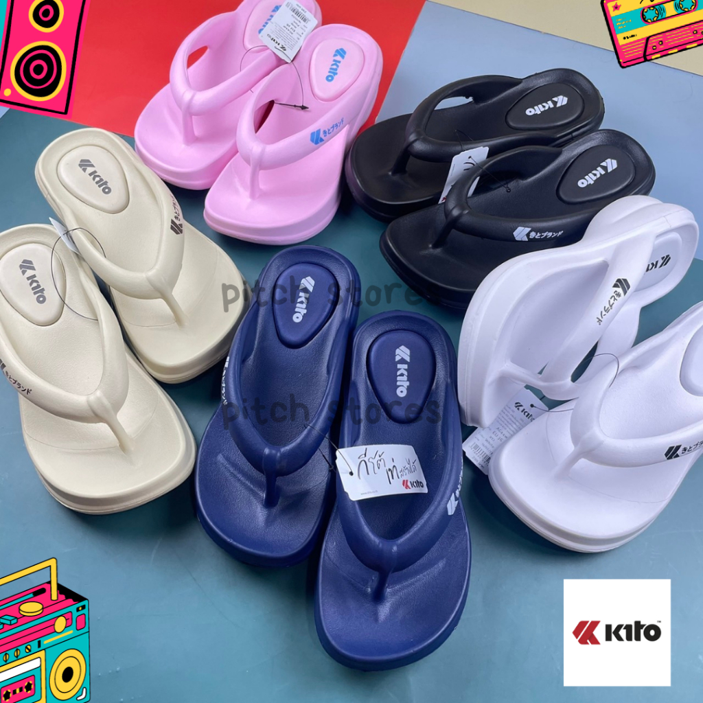 Kito กีโต้ รองเท้าแตะแบบหนีบ รุ่น AG44 Size 36-40 | Shopee Thailand
