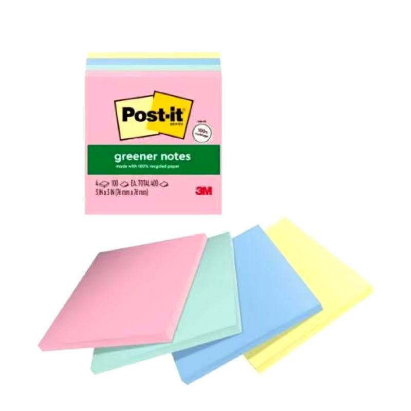 Post-it 3M โพสต์อิท กระดาษโน๊ตกาว ขนาด 2x3 3x3นิ้ว แพ็ค 500แผ่น รุ่น ...