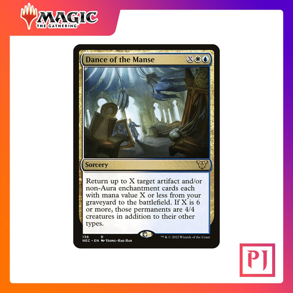 [MTG] Dance of the Manse [NEC] [MULTI] [RARE] [NORMAL] [ENG] (การ์ดเม ...
