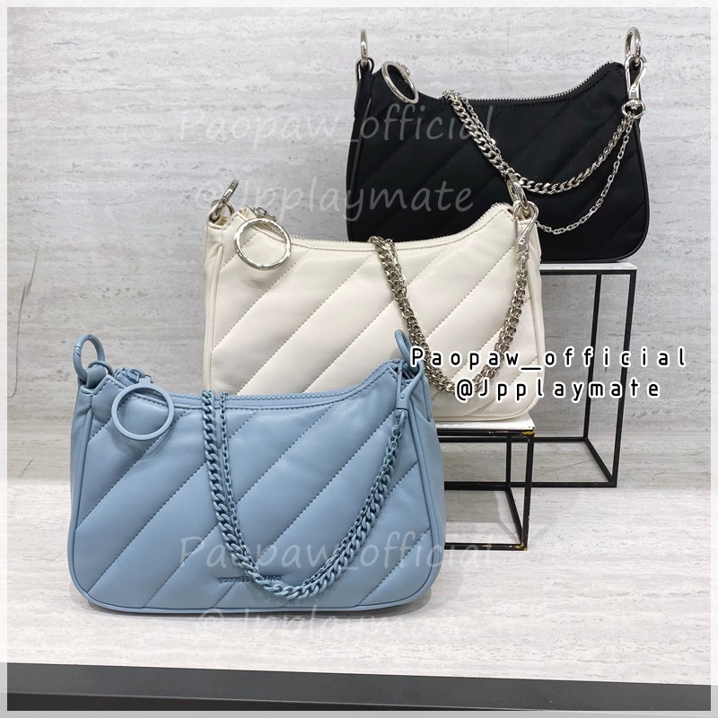 กระเป๋า Charles & Keith รุ่น Philomena Puffy Chain-Strap Crossbody Bag ...