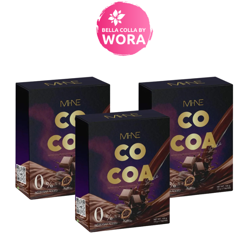 [3 กล่อง] Mi-NE Cocoa ไมเน่ โกโก้ MiNE [7 ซอง/กล่อง] | Shopee Thailand