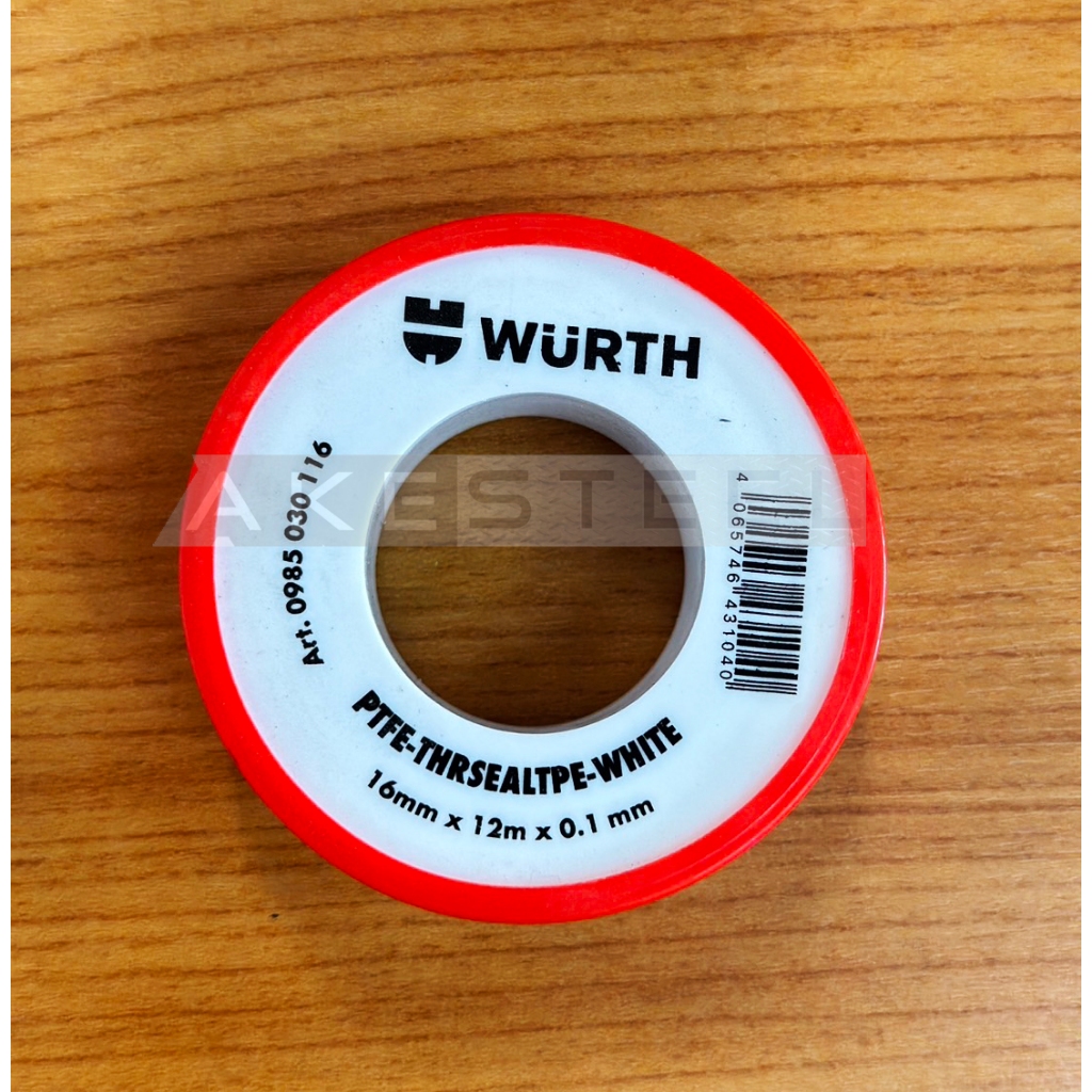 เทปพันเกลียว Wurth สีขาว PTFE อย่างดี เหนียว นุ่ม ทนกัดกร่อน | Shopee ...