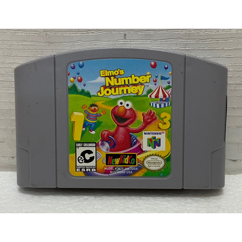 ตลับแท้ [N64] [0142] Sesame Street: Elmo's Number Journey (USA) (NUS ...