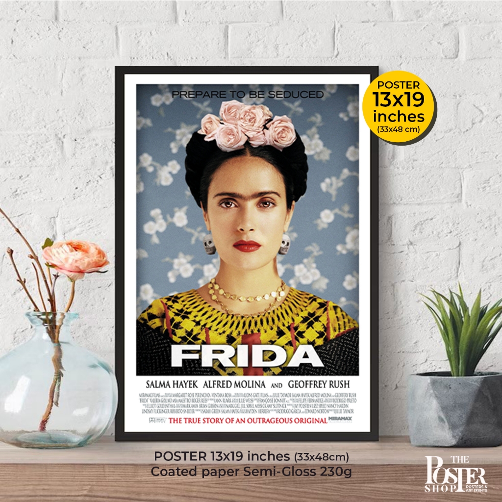Frida Poster (2002) โปสเตอร์หนังชีวประวัติของ Frida Kahlo จิตรกร ...