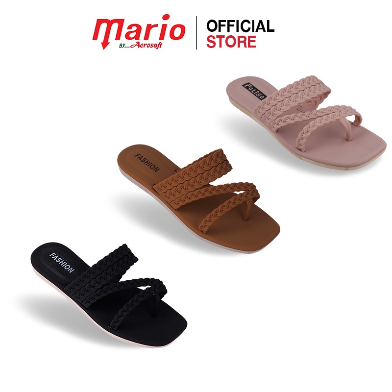 Mario by Aerosoft รองเท้าแตะหญิงแบบหนีบ รุ่น CW009 | Shopee Thailand