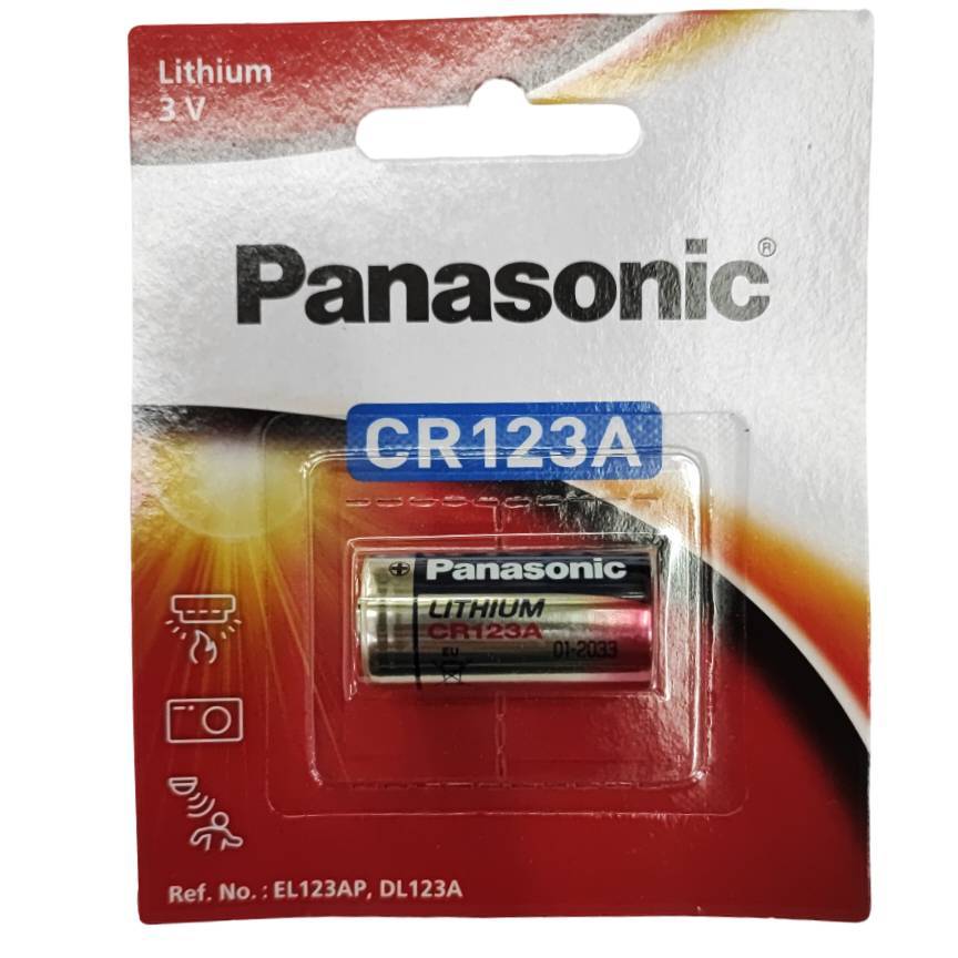 ถ่าน Panasonic CR123A Lithium 3V ของแท้ จำนวน 1 ก้อน | Shopee Thailand