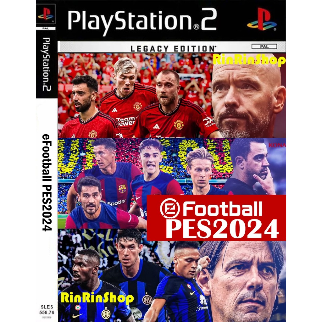 แผ่นเกมส์ PES 2024 V.2 Sep Full Transfer Playstation 2 คุณภาพสูง ราคา ...