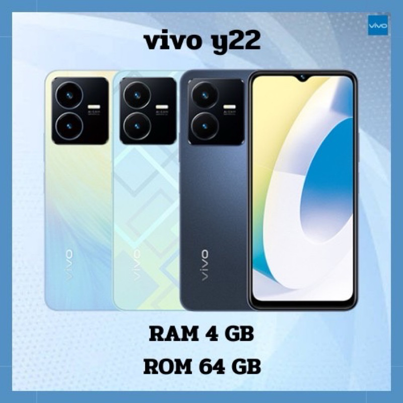 พร้อมส่ง ViVO Y22 | Y22 (2022)Ram4/64GB เครื่องใหม่ศูนย์เคลียร์สต๊อก | Shopee Thailand