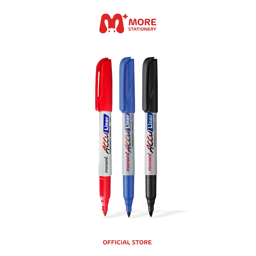 Monami (โมนามิ) ปากกามาร์คเกอร์ เขียนได้ทุกพื้นผิว รุ่น Accu Liner ...
