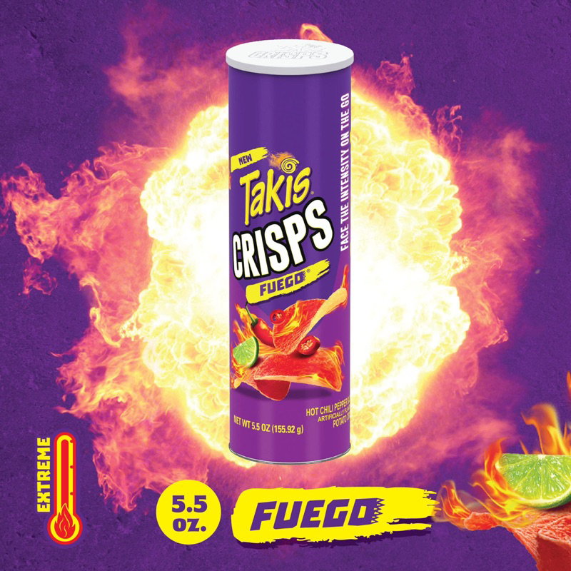 Takis Crisp Fuego 155.92g สินค้านำเข้าจากอเมริกา พร้อมส่ง | Shopee Thailand