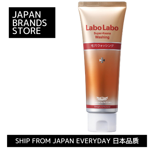 [Ship from Japan Direct] Labo Labo Super Pore Washing Pore Care Facial Cleansing Foam 120g ...