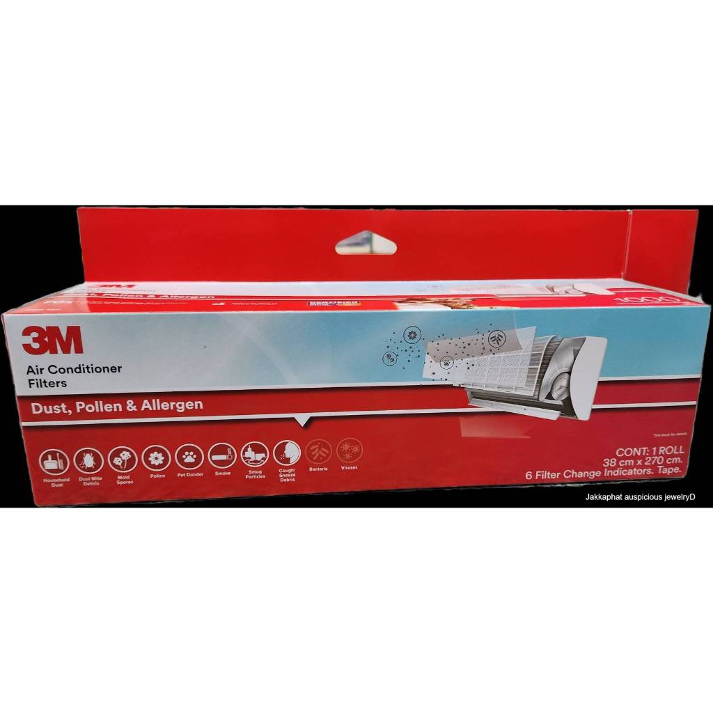 3M Air Conditioner Filters 38cm x 270 cm แผ่นกรองอากาศ | Shopee Thailand