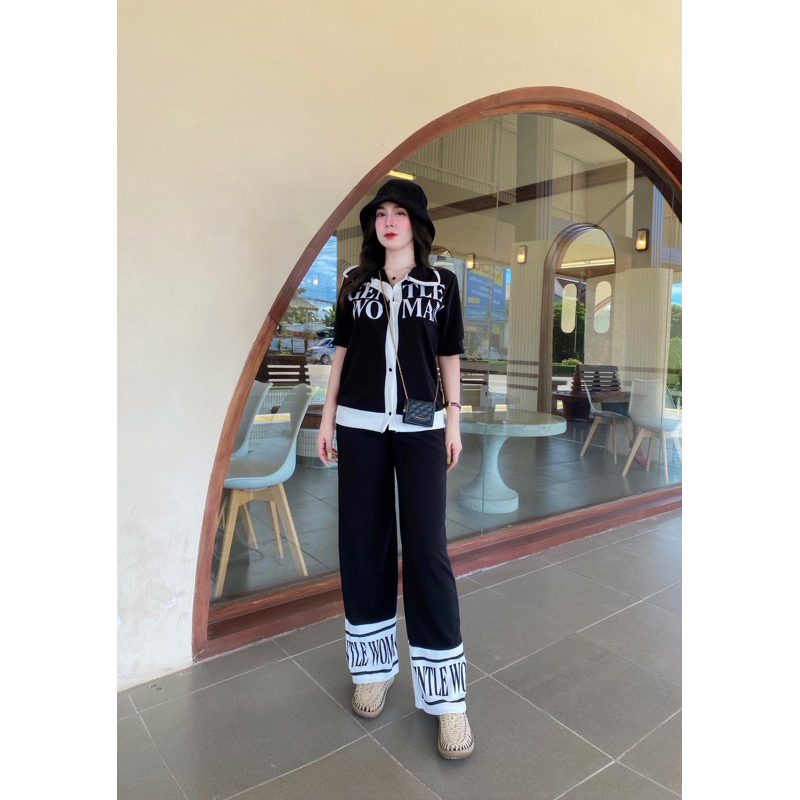 G84 ชุดกระดุมgentle+กางขายาว (สวยมาก!!!มาใหม่!) | Shopee Thailand