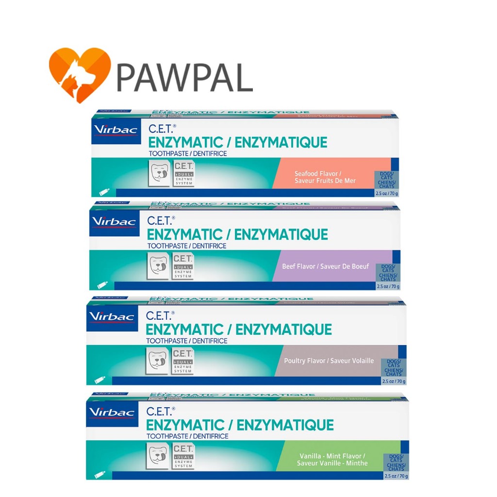 Virbac C.E.T. Enzymatic Toothpaste 70 g 🔥 CET ยาสีฟัน ขจัดหินปูน กลิ่น ...