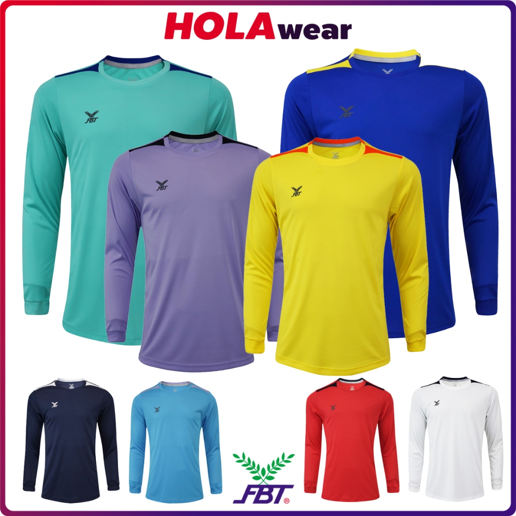 เสื้อฟุตบอล แขนยาว FBT B2A220 ไซส์ S-6XL แขนจั๊ม ทรงเข้ารูป | Shopee Thailand