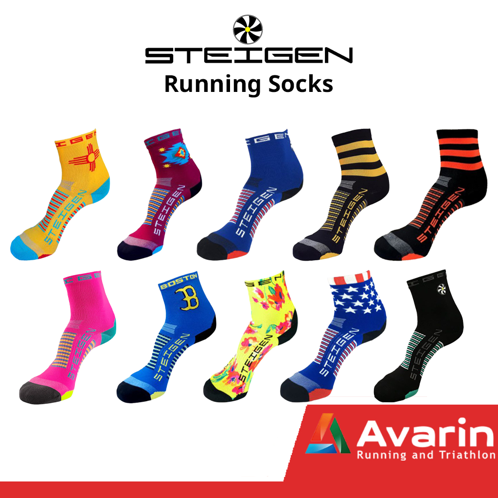 Steigen Running Socks 1/2 Length | Shopee Thailand