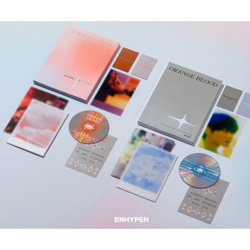ENHYPEN's 5th Mini Album [ORANGE BLOOD] | Shopee Thailand