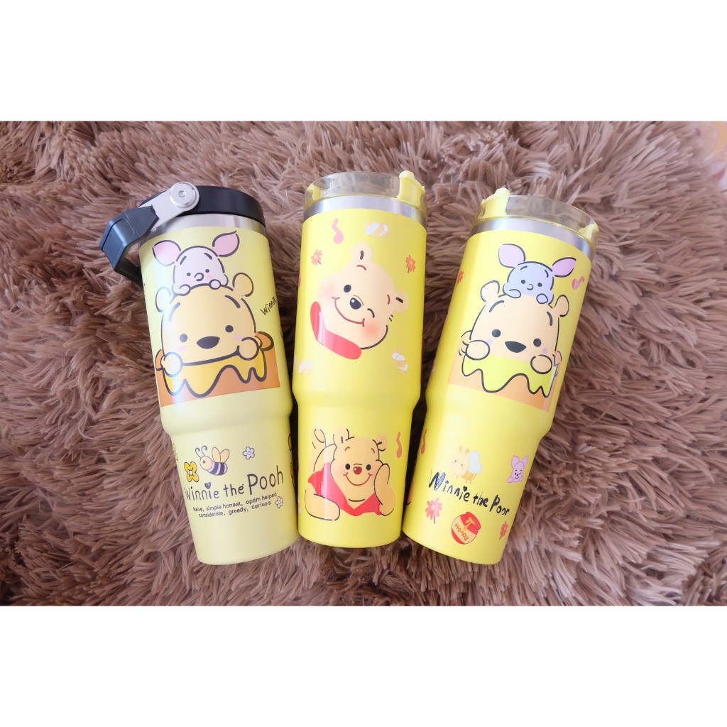 แก้วเก็บความเย็นลายการ์ตูนน่ารัก3Dแถมหลอดสแตนเลส 304 ไม่มีสนิมไม่มีไอน้ำ ความจุ 30 oz 890 ml ...