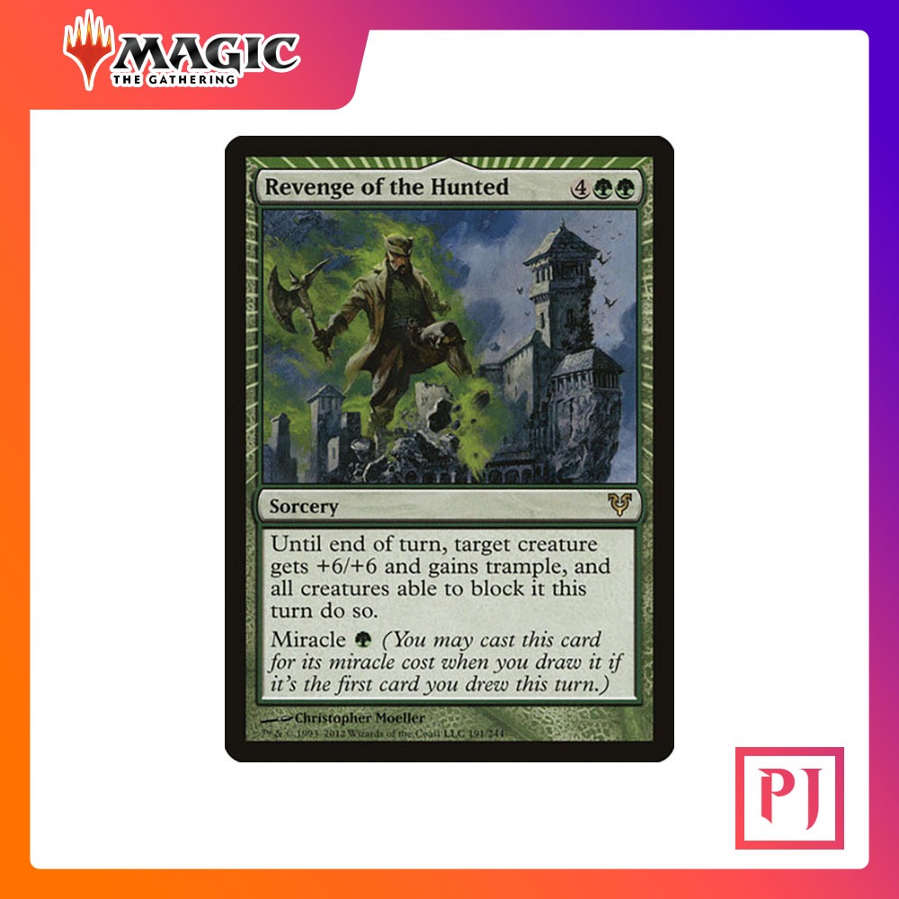 [MTG] Revenge of the Hunted [AVR] [GREEN] [RARE] [NORMAL] [ENG] (การ์ด ...