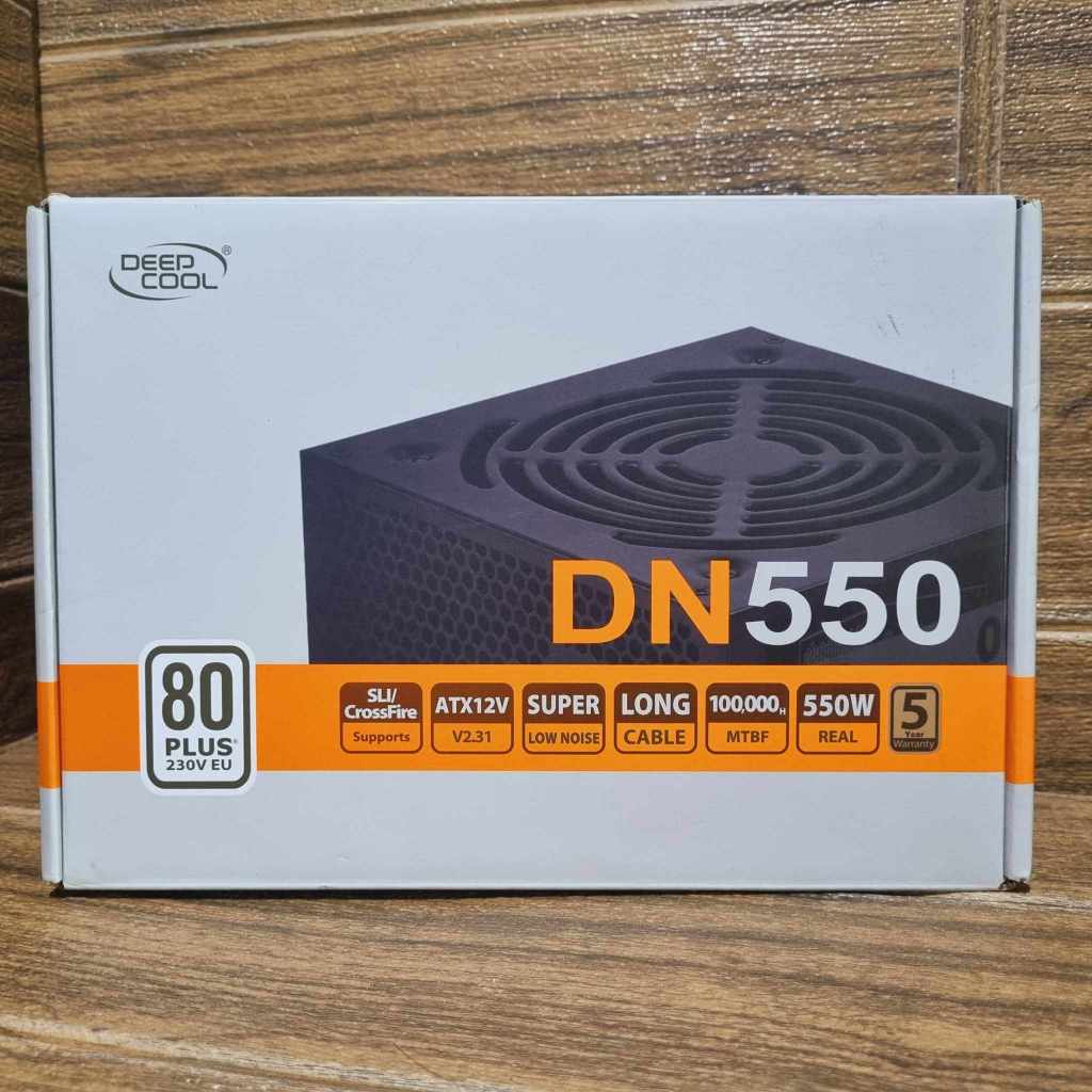 POWER SUPPLY (อุปกรณ์จ่ายไฟ) DEEPCOOL DN550 - 550W 80 PLUS มือ2 (ครบกล่อง) ใช้งานปกติ ประกัน 7 ...