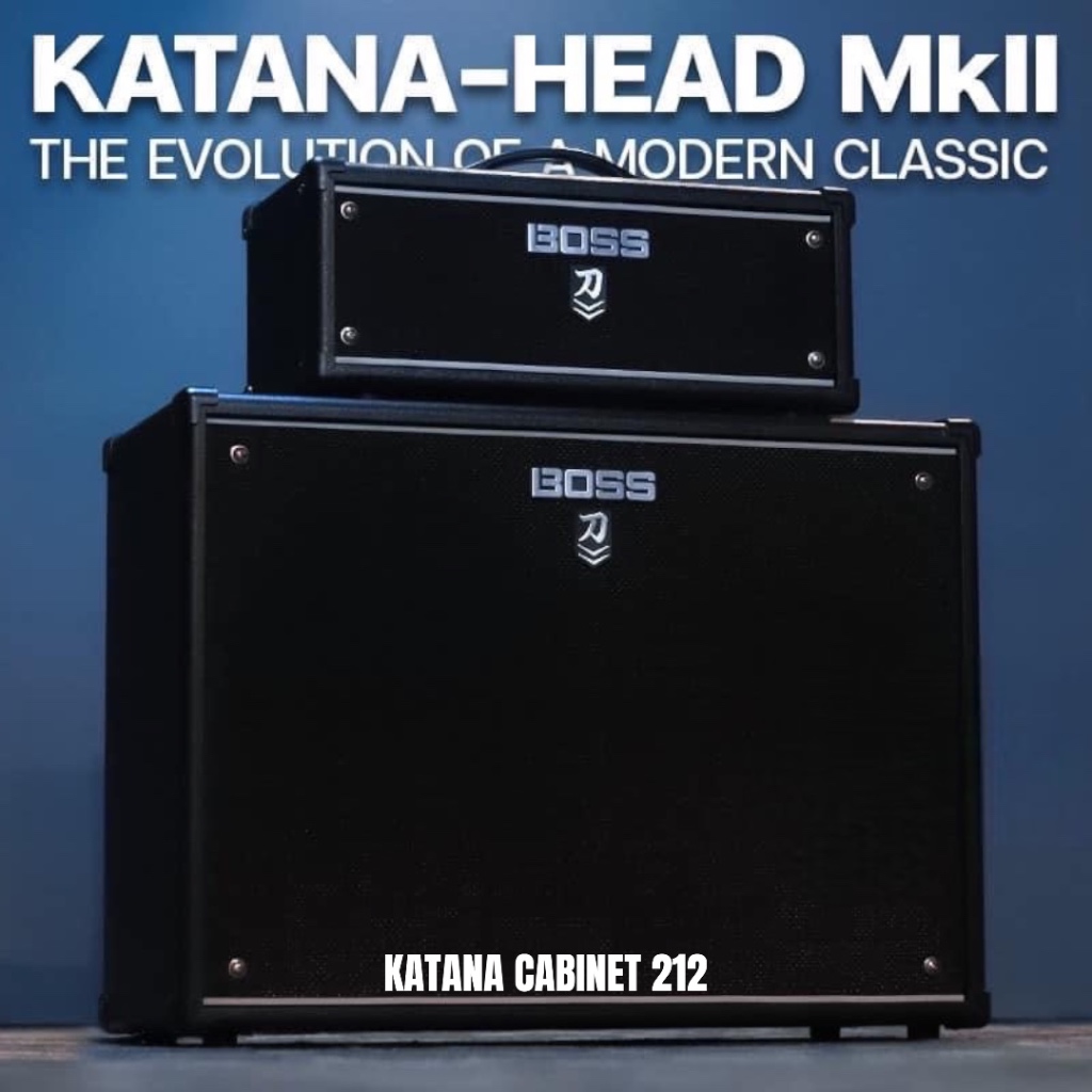 BOSS KATANA HEAD MK II , BOSS KATANA CABINET 212 แอมป์หัวเทิร์นที่หนัก ...
