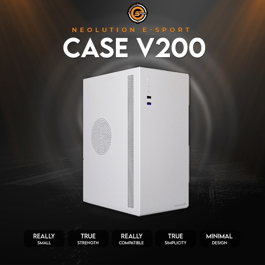 Neolution E-Sport Micro ATX Case V200 เคสคอมพิวเตอร์ (รับประกัน 2 ปี) | Shopee Thailand